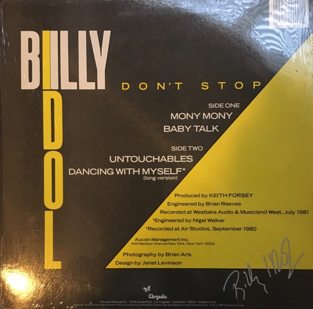 Billy Idol – ‘Don’t Stop E.P.’ – Album Review (The Billy Idol Series ...