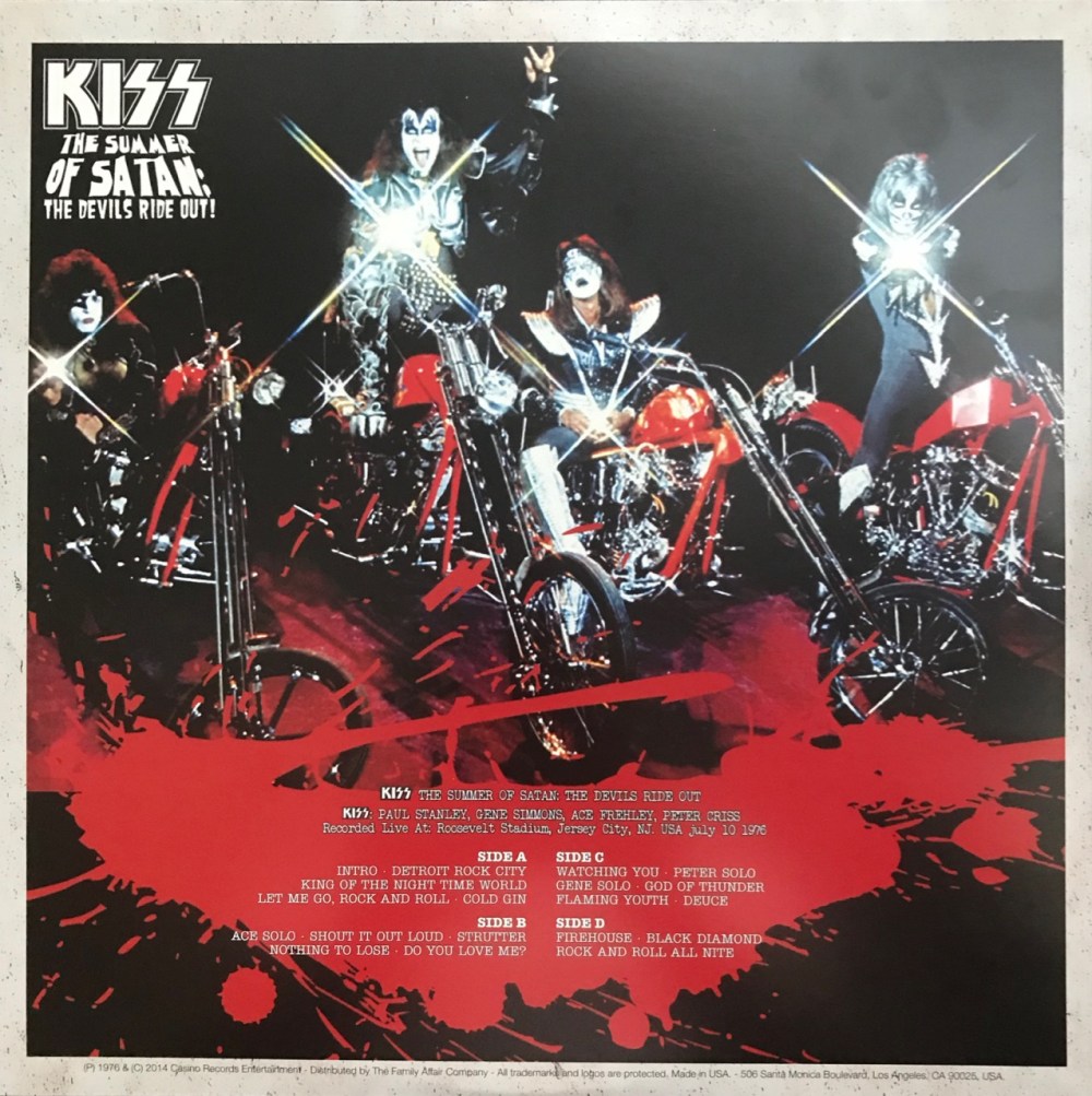 Kiss – ‘The Summer of Satan: The Devils Ride Out!’ (Bootleg Series ...