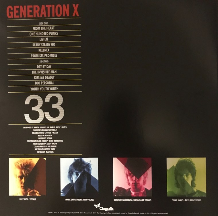 Generation X – ‘Generation X’ Deluxe Edition – Album Review (The Billy ...