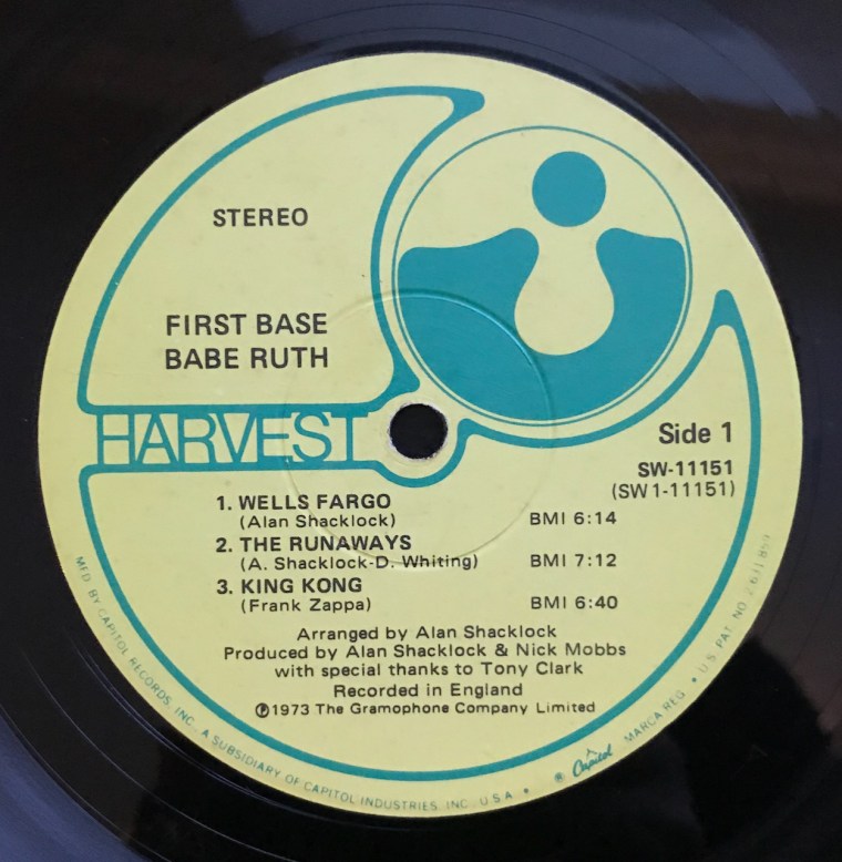 Babe Ruth – ‘First Base’ – Album Review – 2 Loud 2 Old Music