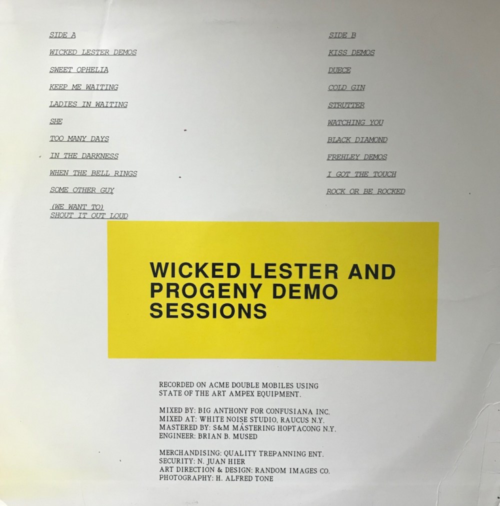 Kiss – ‘Wicked Lester and Progeny Demo Sessions’ (Bootleg Series ...