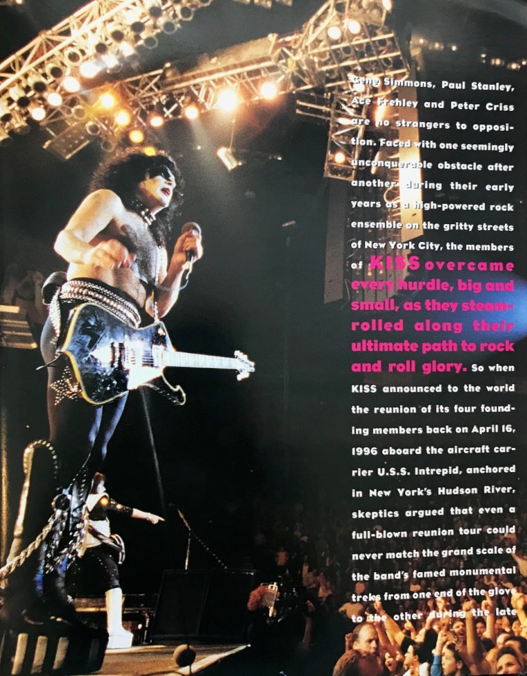 Kiss – Alive / Worldwide Tour (1997) – Tour Book – 2 Loud 2 Old Music