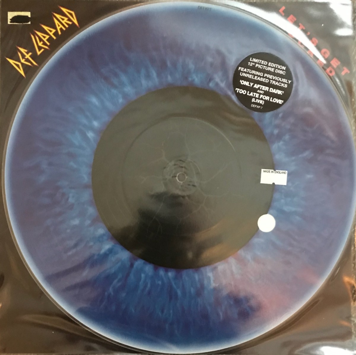Def Leppard – “Let’s Get Rocked” – 12″ Picture Disc – 2 Loud 2 Old Music