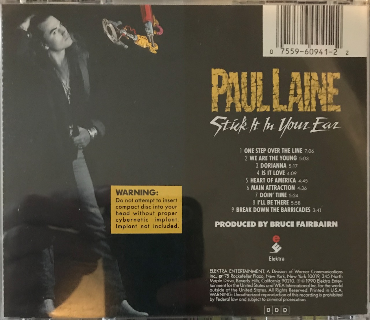 Paul Laine – ‘Stick It In Your Ear’ (1990) -Album Review – 2 Loud 2 Old ...