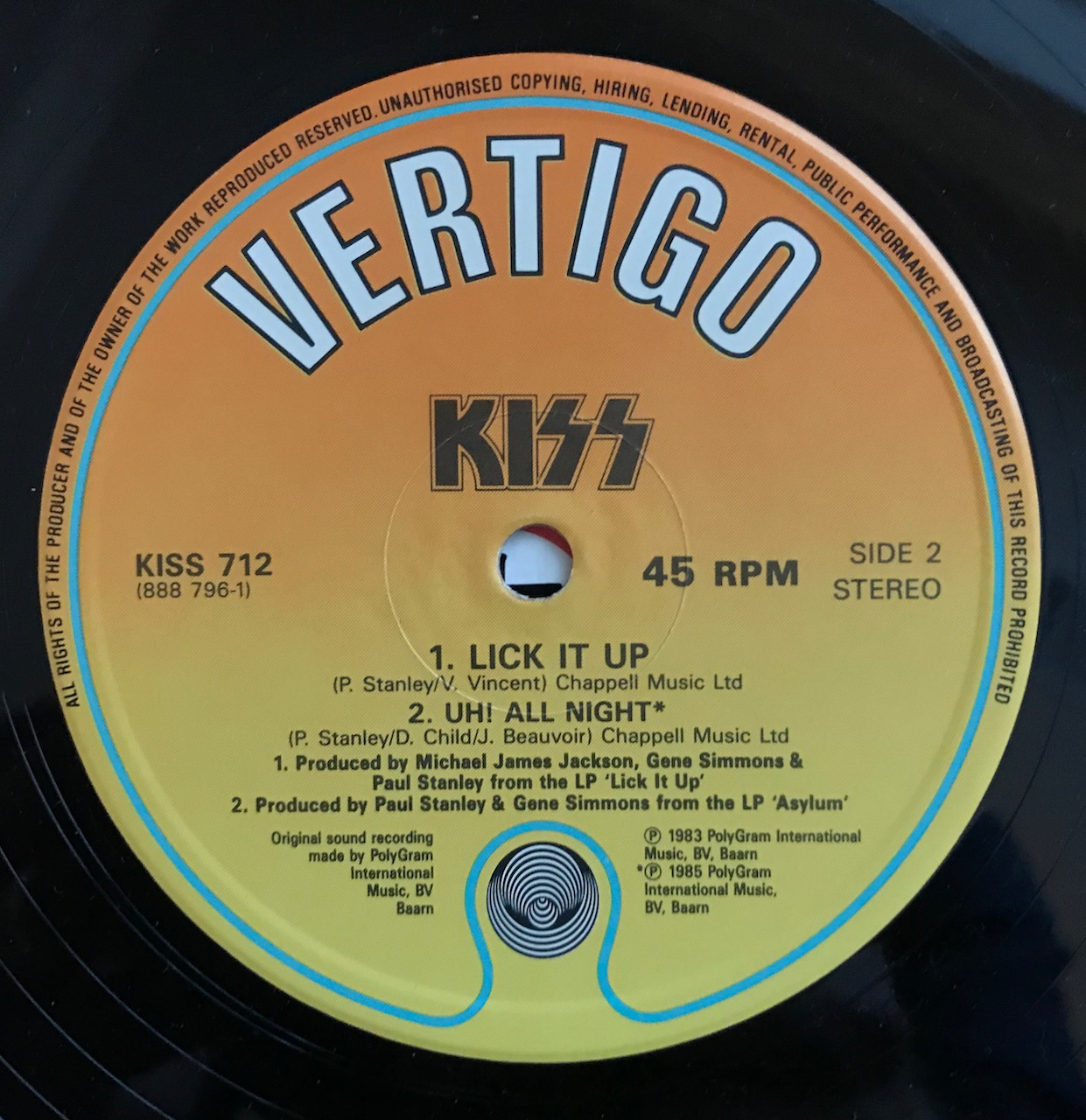 Kiss – “Crazy Crazy Nights” (1987) – 12″ Single (Bonus Edition) – (The ...