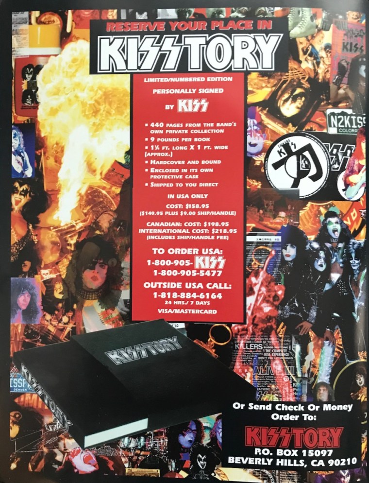 Kiss – Alive / Worldwide Tour (1996-1997) – Tour Book – 2 Loud 2 Old Music