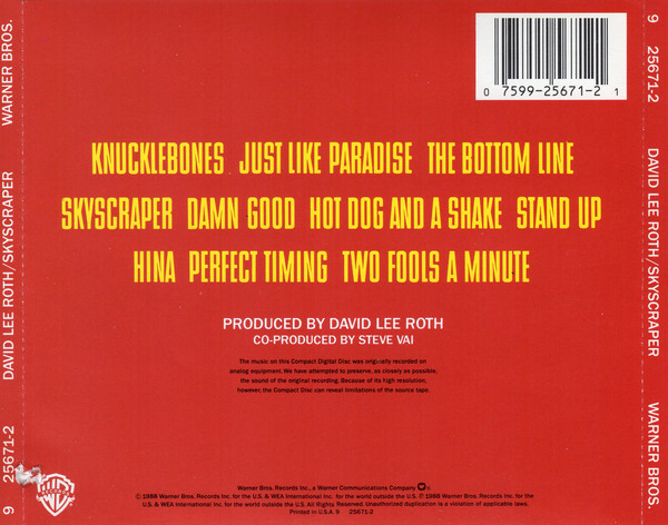 David Lee Roth – The Albums Ranked Worst to First – 2 Loud 2 Old Music