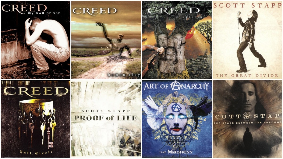 Scott Stapp / Creed – The Albums Ranked Worst to First – 2 Loud 2 Old Music