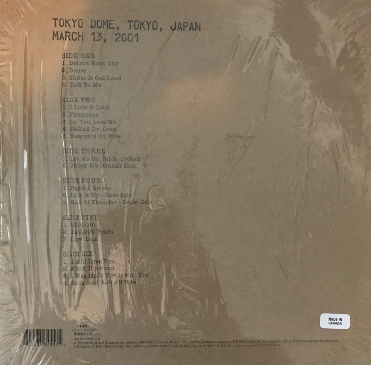Kiss – “Off the Soundboard: Tokyo 2001” (2021) – Album Review ( The ...