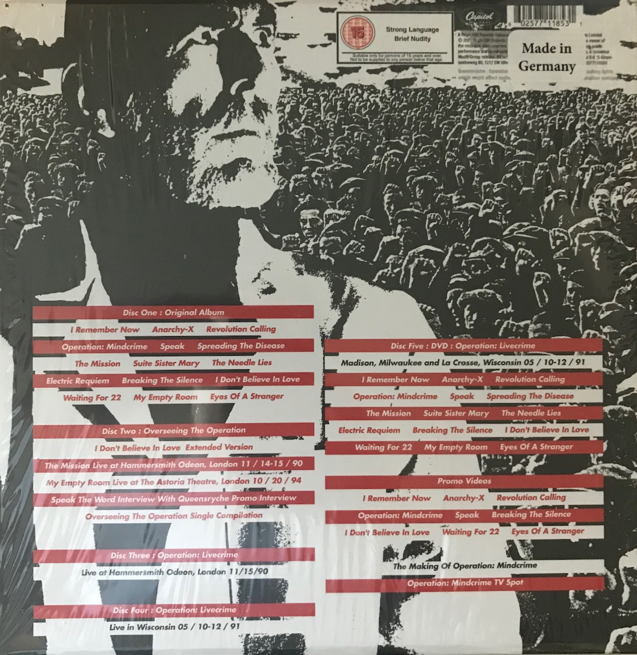 Queensryche – ‘Operation: Mindcrime’ Super Deluxe Edition – Box Set ...