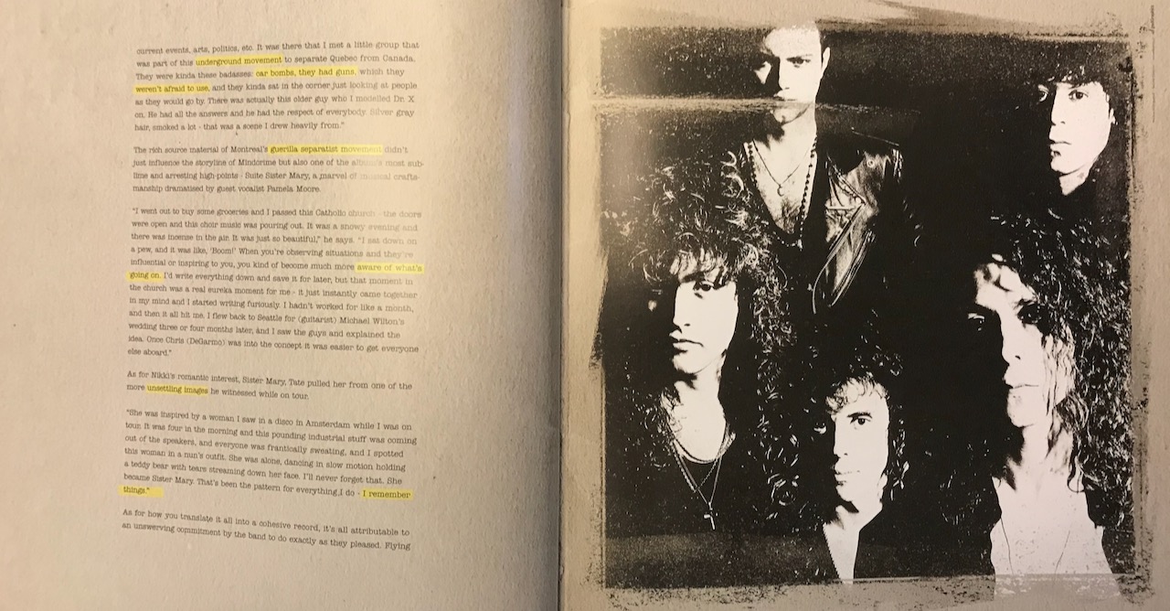 Queensryche – ‘Operation: Mindcrime’ Super Deluxe Edition – Box Set ...