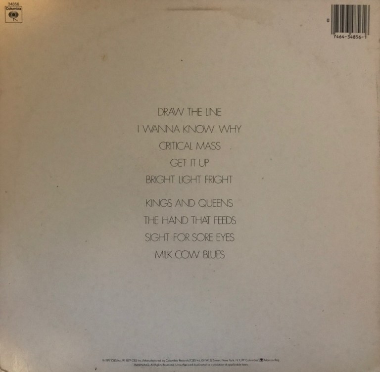 Aerosmith – ‘Draw the Line’ (1977) – Album Review (The Aerosmith ...