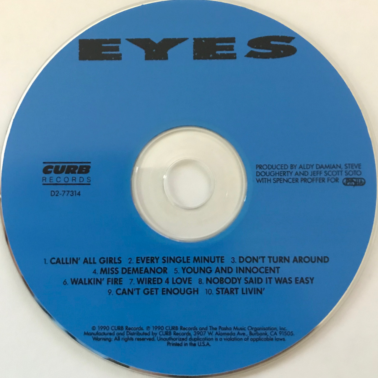 Eyes – ‘Eyes’ (1990) – Album Review (The Jeff Scott Soto Series) – 2 ...