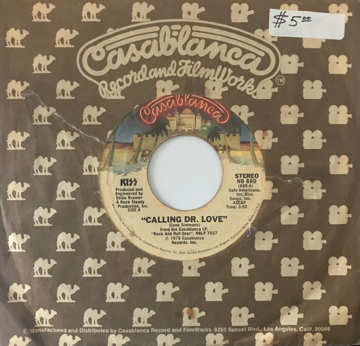 Kiss – “Calling Dr. Love” (1977) – 7″ Single – (The Kiss Review Series ...