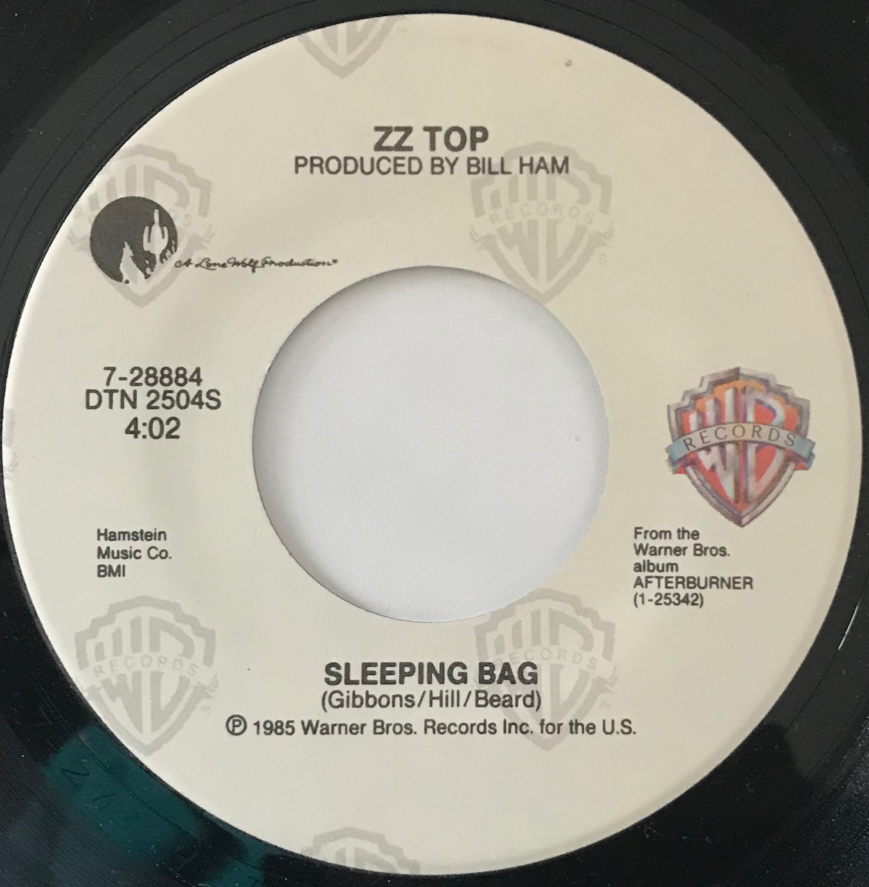 ZZ Top – “Sleeping Bag” – 7″ Single – 2 Loud 2 Old Music