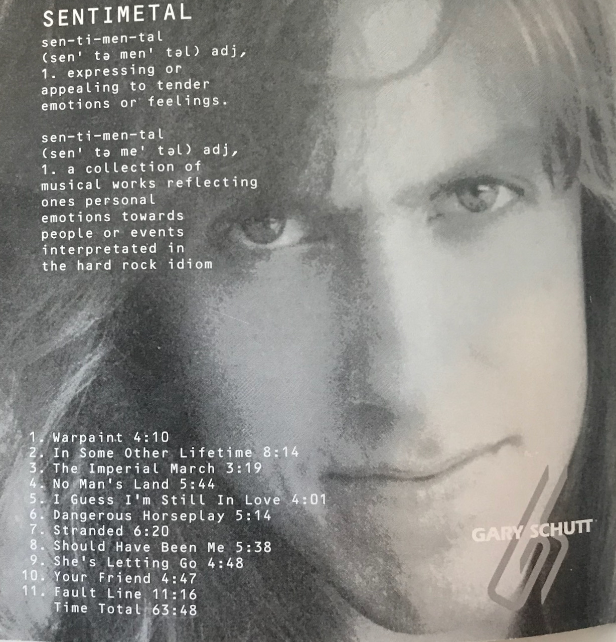 Gary Schutt – ‘Sentimetal’ (1994) – Album Review (The Jeff Scott Soto ...