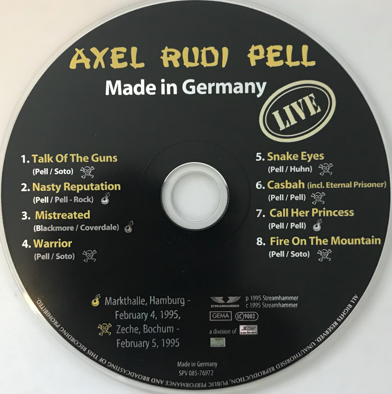 Axel Rudi Pell – ‘Made in Germany (Live)’ (1995) – Album Review (The ...