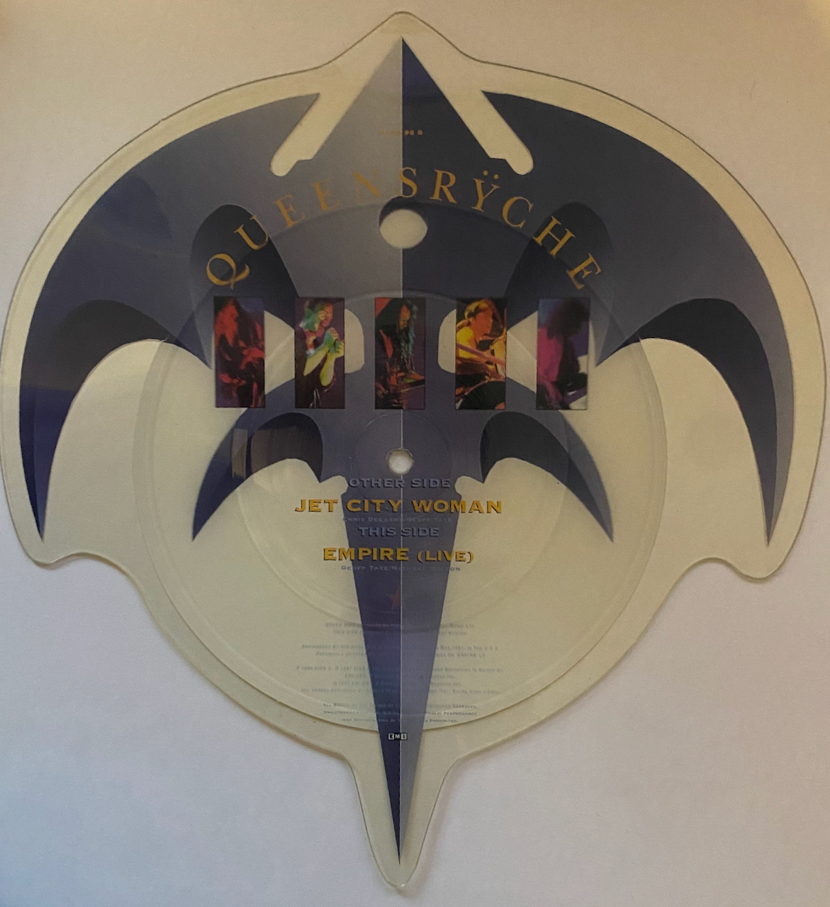 Queensryche – “Jet City Woman” – Limited Edition Cut-To-Shape Picture ...
