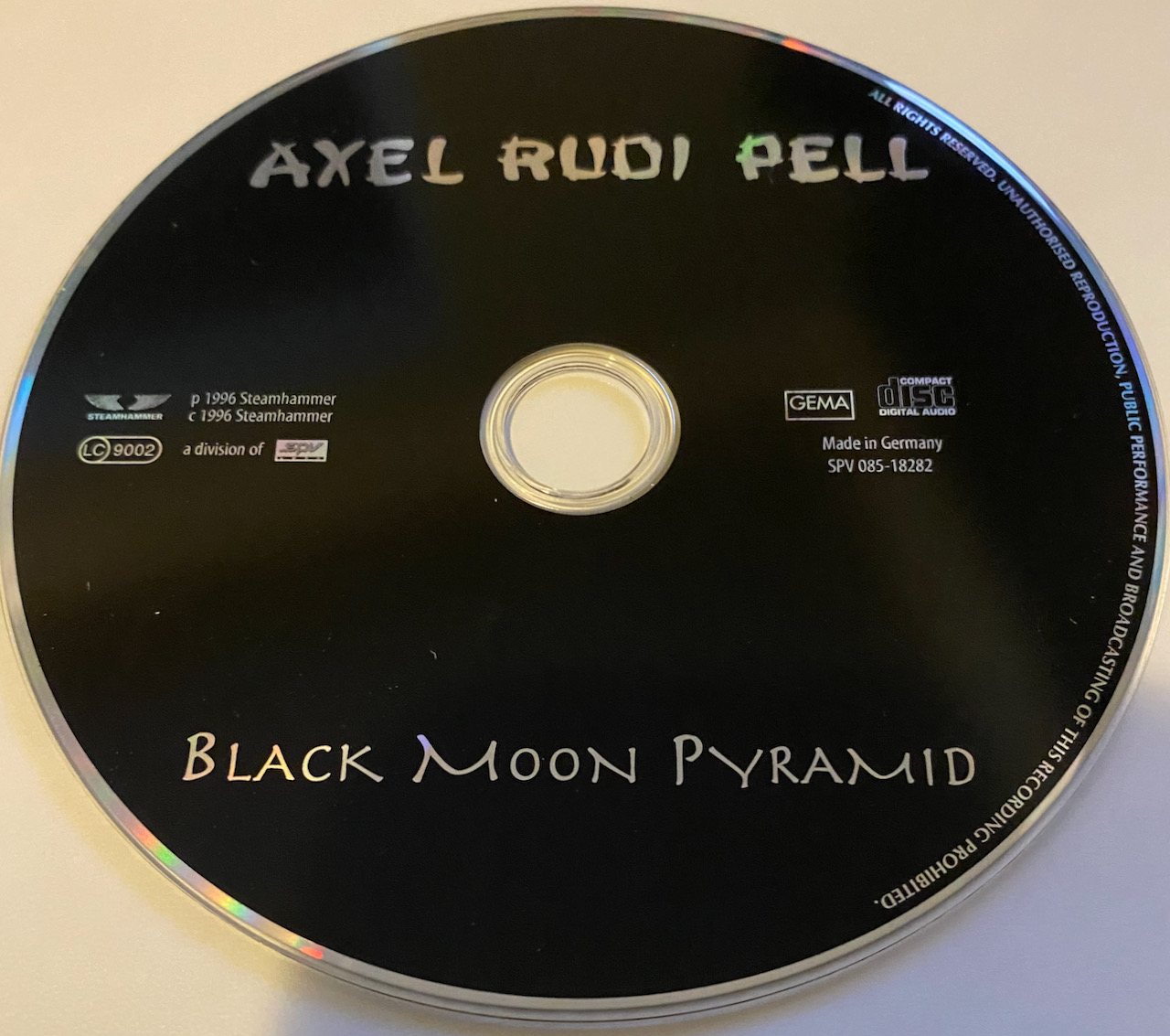 Axel Rudi Pell – ‘Black Moon Pyramid’ (1996) – Album Review (The Jeff ...