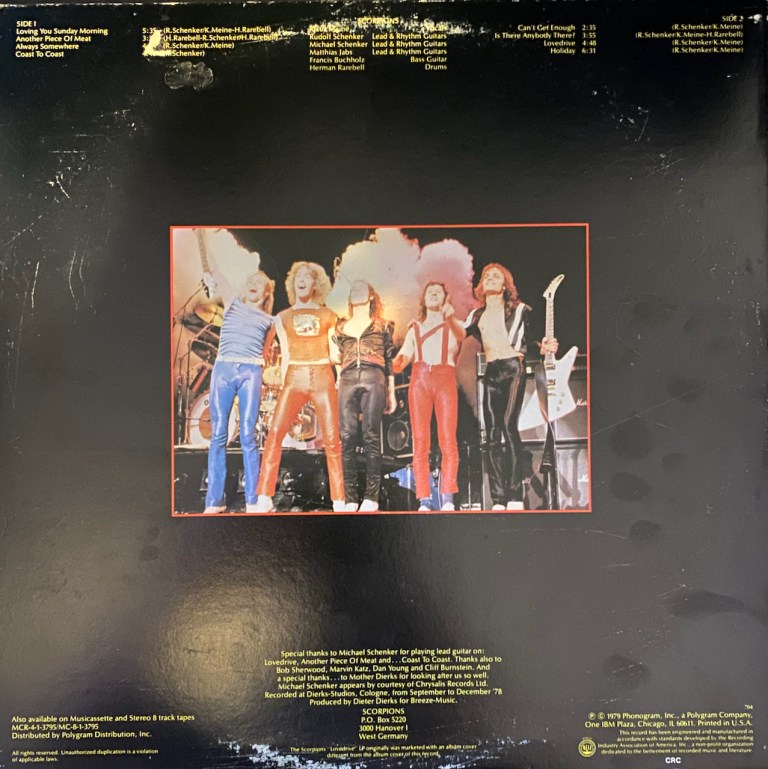 Scorpions – ‘Lovedrive’ (1979) – Album Review (The Scorpions Collection ...