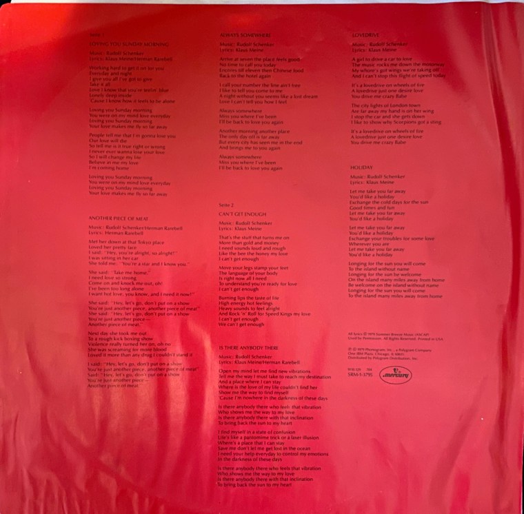 Scorpions – ‘Lovedrive’ (1979) – Album Review (The Scorpions Collection ...