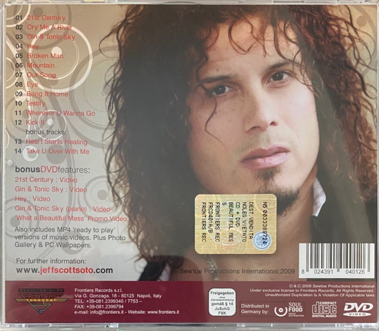 Jeff Scott Soto – ‘Beautiful Mess’ (2009) – Album Review (The Jeff ...