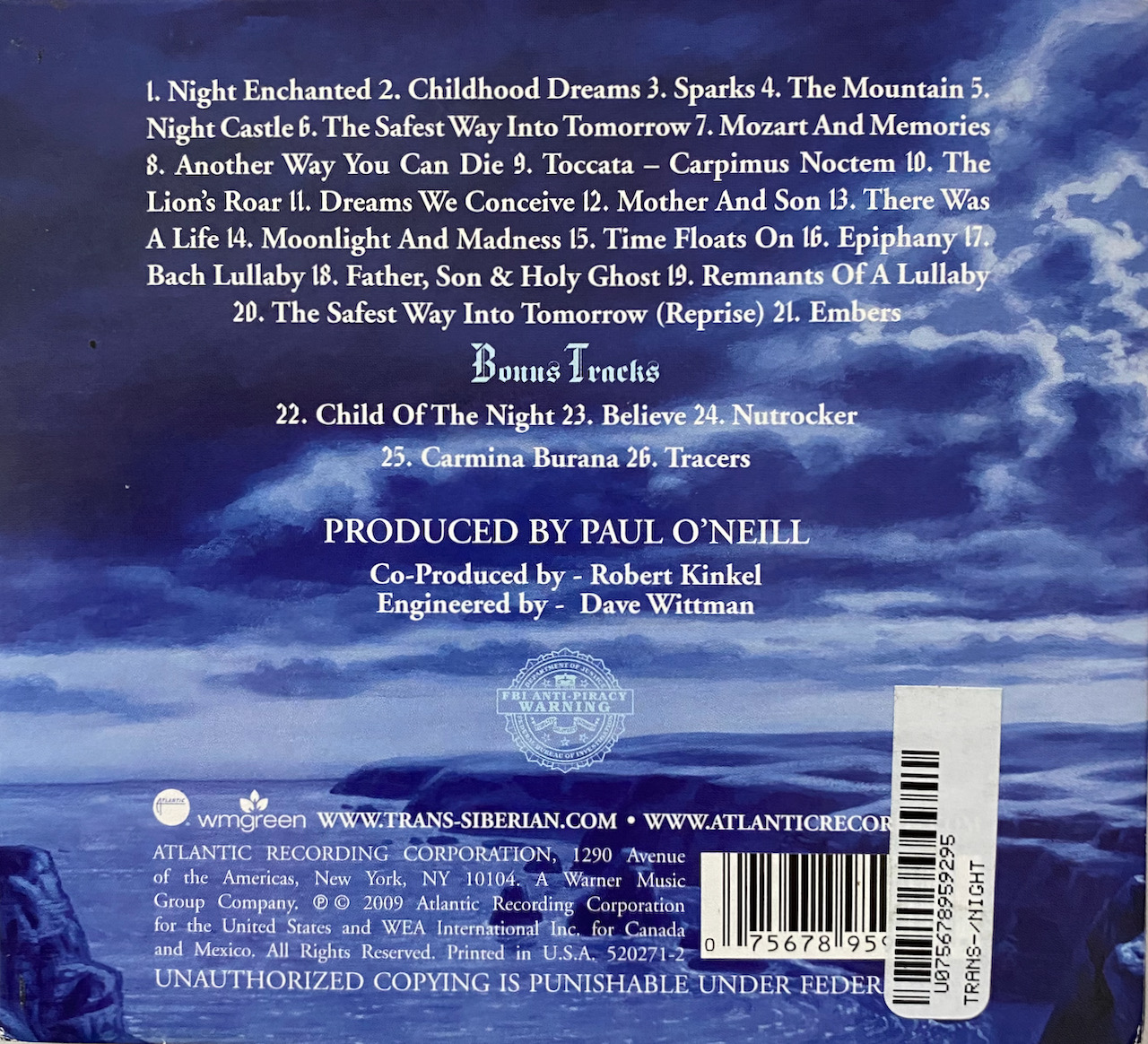 Trans-Siberian Orchestra – ‘Night Castle’ (2009) – Album Review (The ...
