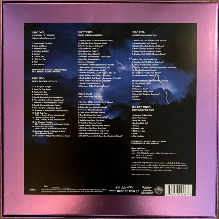 Kiss – ‘Creatures of the Night’ (40th Anniversary Super Deluxe Edition ...