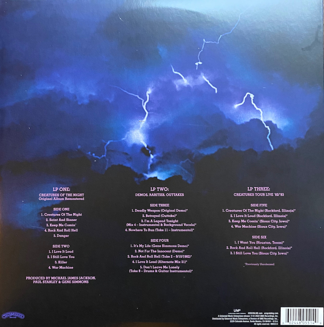 Kiss – ‘Creatures of the Night: 40th Anniversary 3-LP Deluxe Edition ...