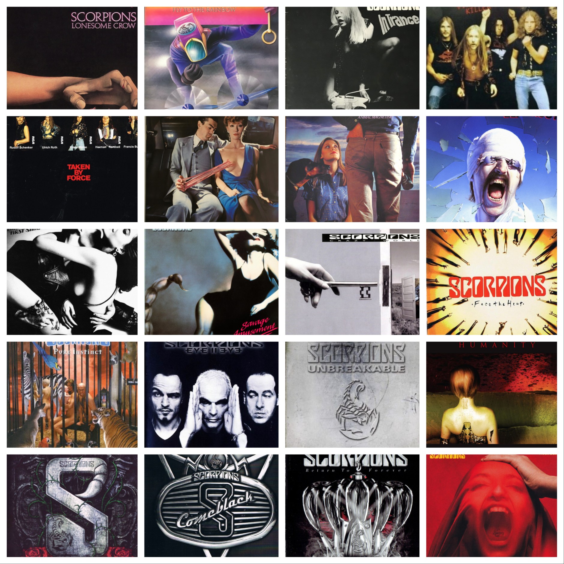 Scorpions – The Albums Ranked Worst to First (The Scorpions Collection ...