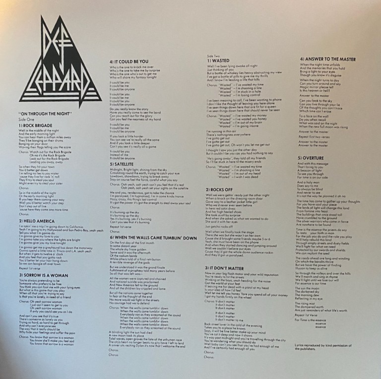 Def Leppard – ‘On Through The Night’ (1980) – Album Review (the Def ...
