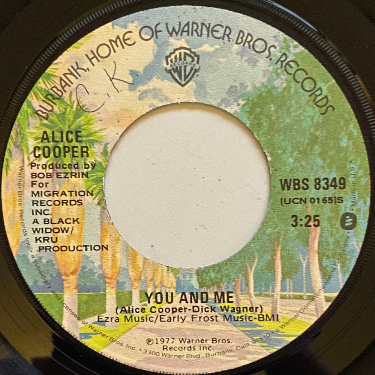 Alice Cooper – “You and Me” – 7″ Single – 2 Loud 2 Old Music