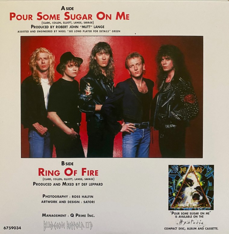 Def Leppard – “Pour Some Sugar On Me” (1987) – 7″ Single (Part 3 of 7 ...