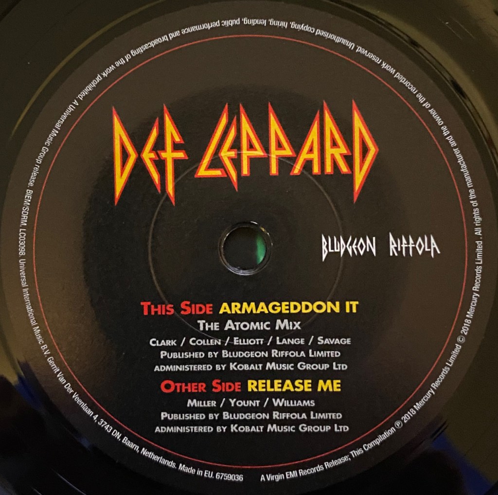 Def Leppard – “Armageddon It” (1988) – 7″ Single (Part 5 of 7) – (The ...