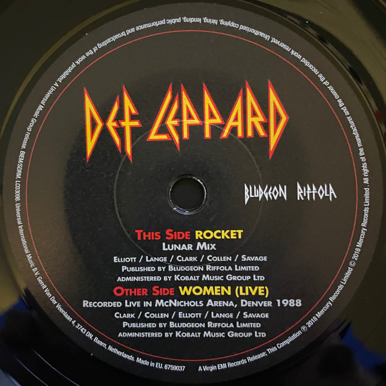 Def Leppard – “Rocket” (1989) – 7″ Single (part 7 of 7) – (The Def ...