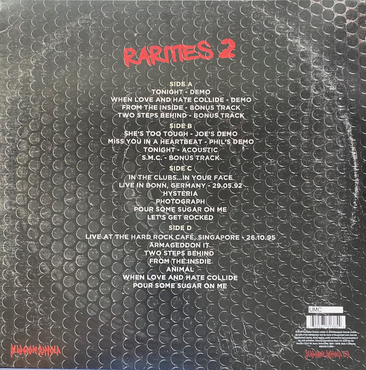 Def leppard – ‘Rarities 2’ (2019) – Album Review (The Def Leppard ...