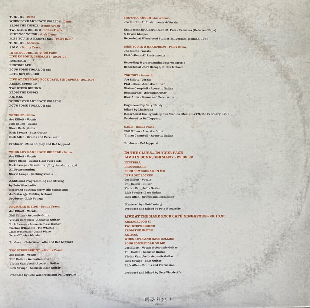 Def leppard – ‘Rarities 2’ (2019) – Album Review (The Def Leppard ...