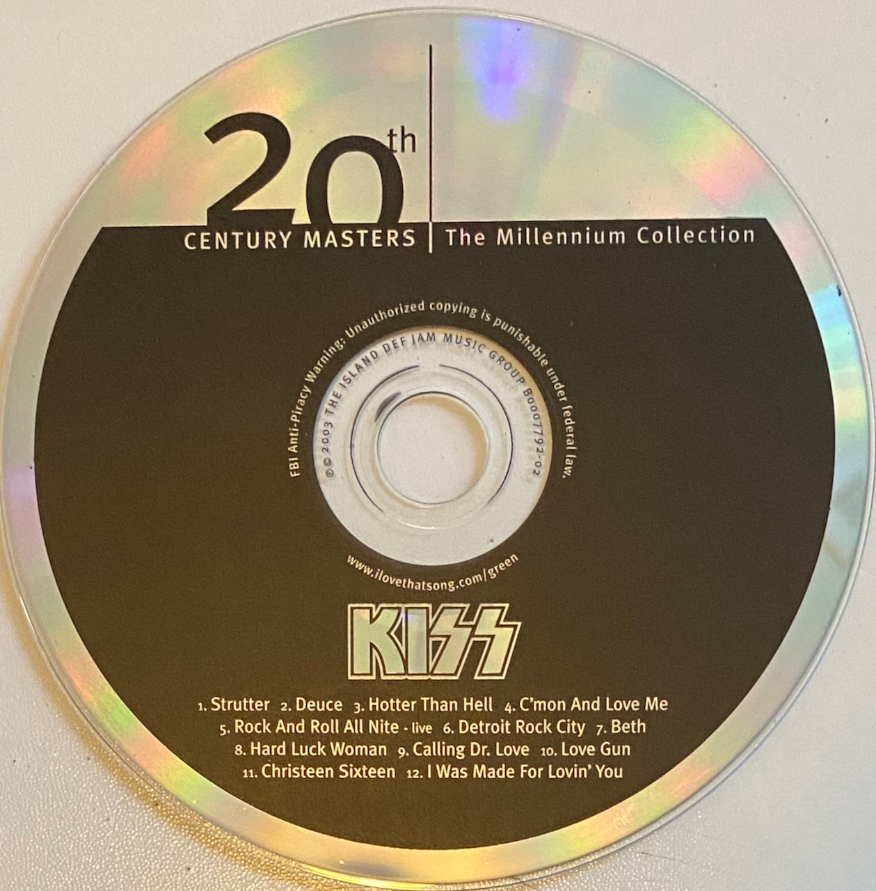Kiss – ‘The Millennium Collection: The Best of Kiss (1973-1979 ...