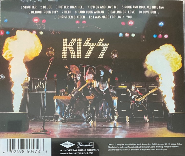 Kiss – ‘The Millennium Collection: The Best of Kiss (1973-1979 ...