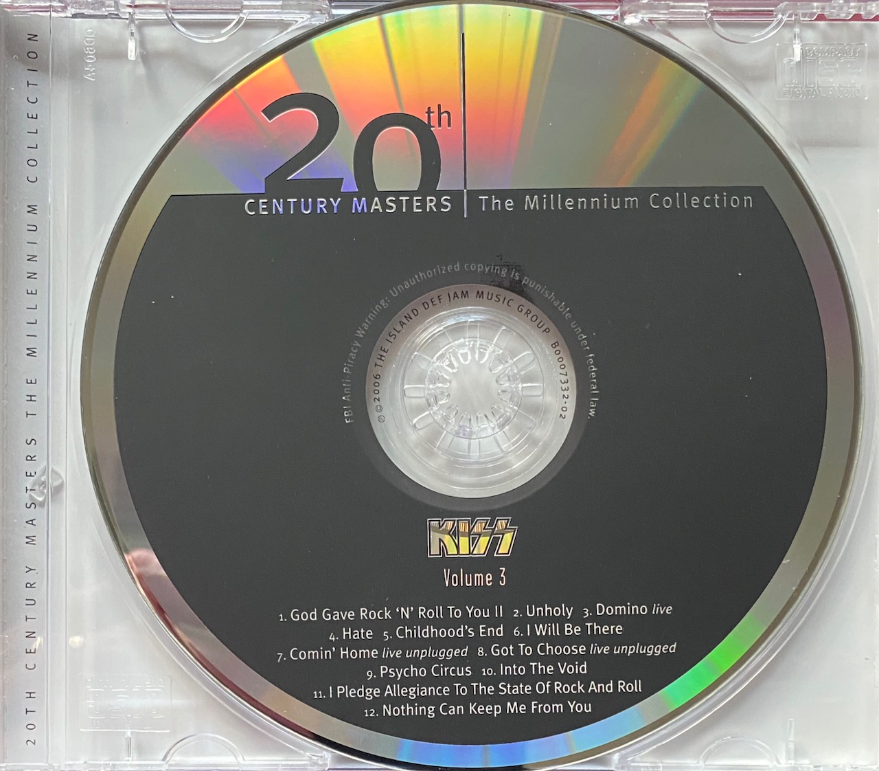 Kiss – ‘The Best of Kiss: Volume 3 – The Millennium Collection’ – Album ...