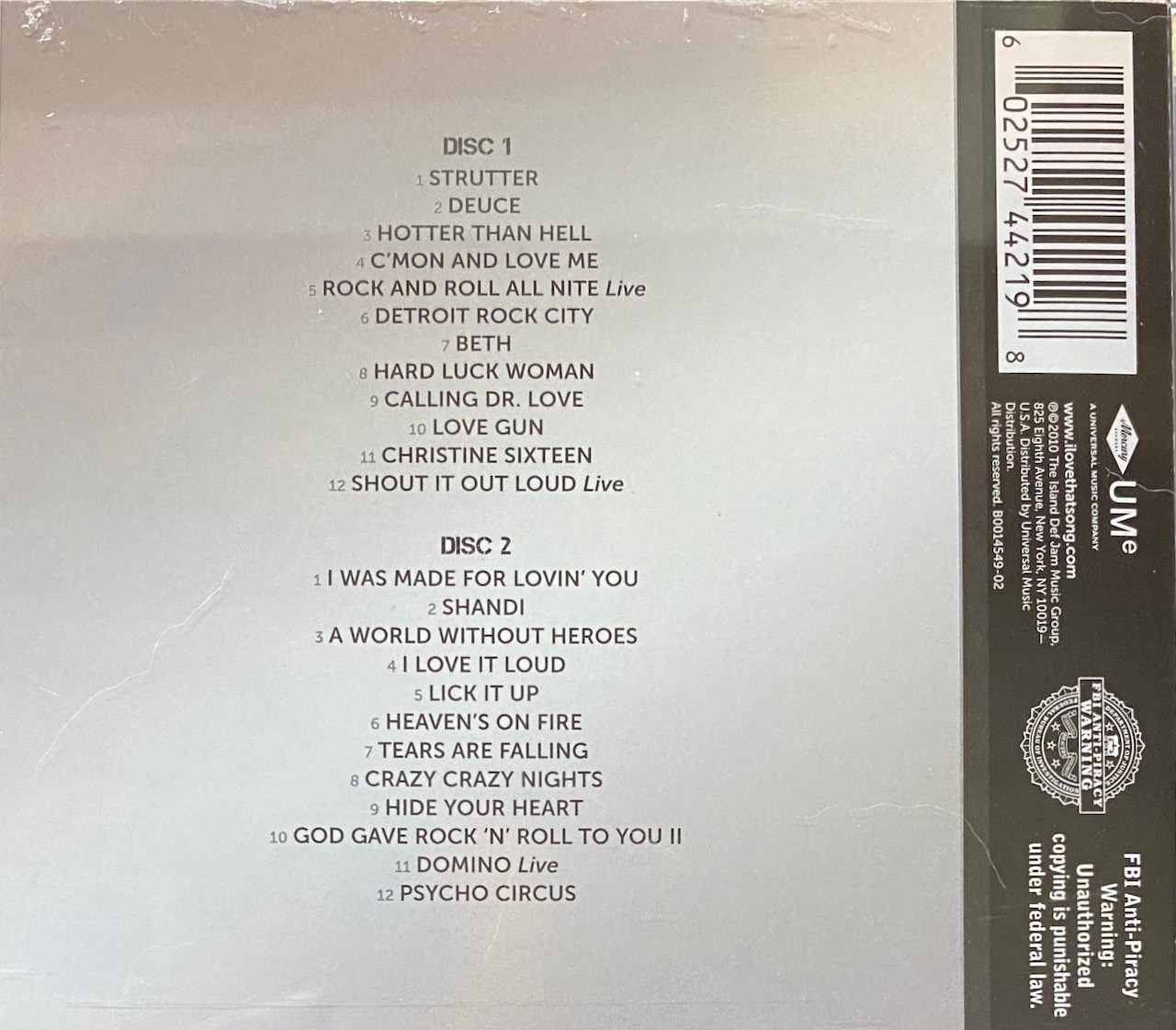 Kiss – ‘Icon 2’ (2010) – Album Review (The Kiss Review Series) – 2 Loud ...