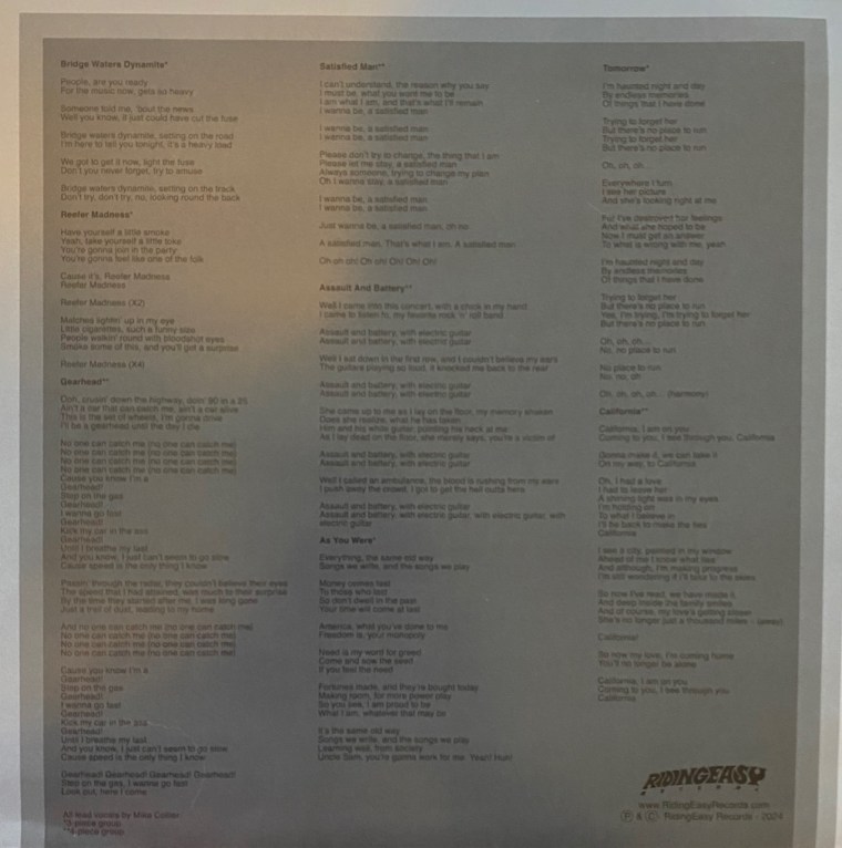 Back Jack – ‘Back Jack’ (2024) – Album Review – 2 Loud 2 Old Music