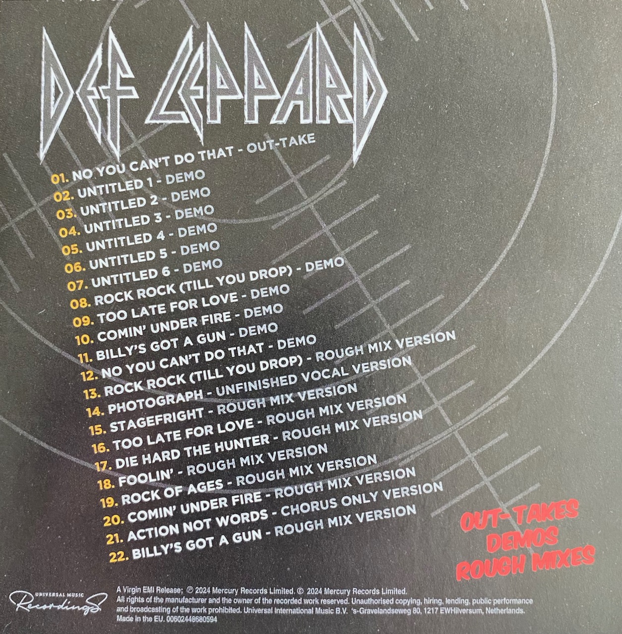 Def Leppard – ‘Pyromania’ (40th Anniversary Super Deluxe Edition – 2024 ...
